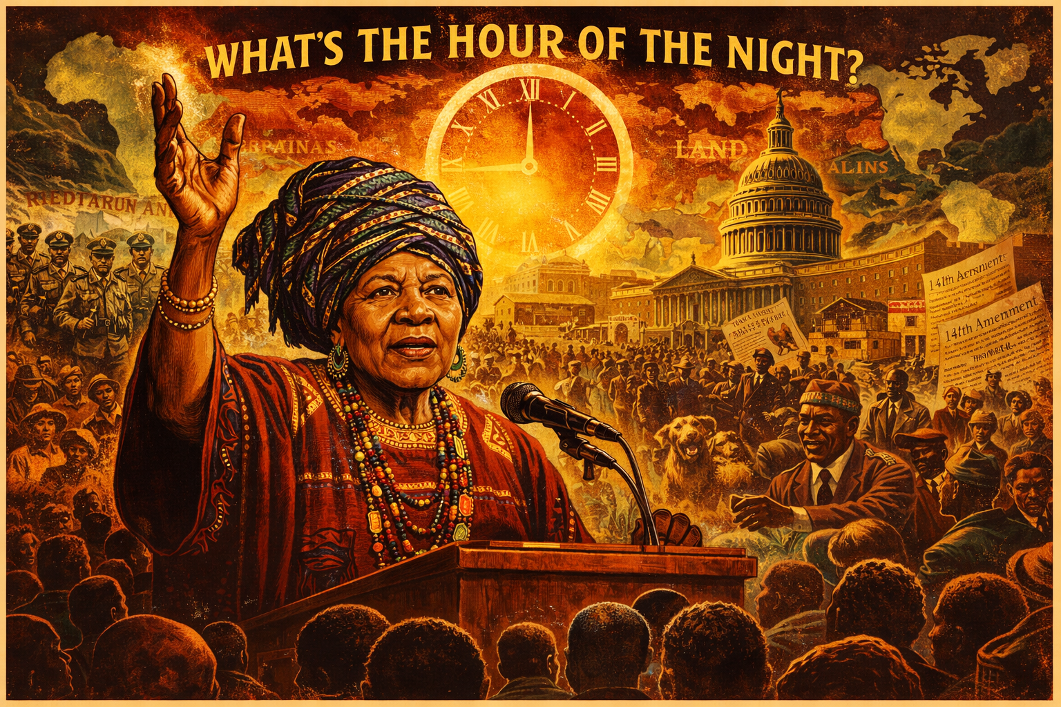 What's the Hour of the Night? by Queen Mother Audley Moore - Kentake Page