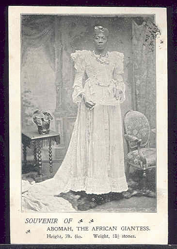 Mme. Abomah: The African Giantess who was once the tallest woman in the ...